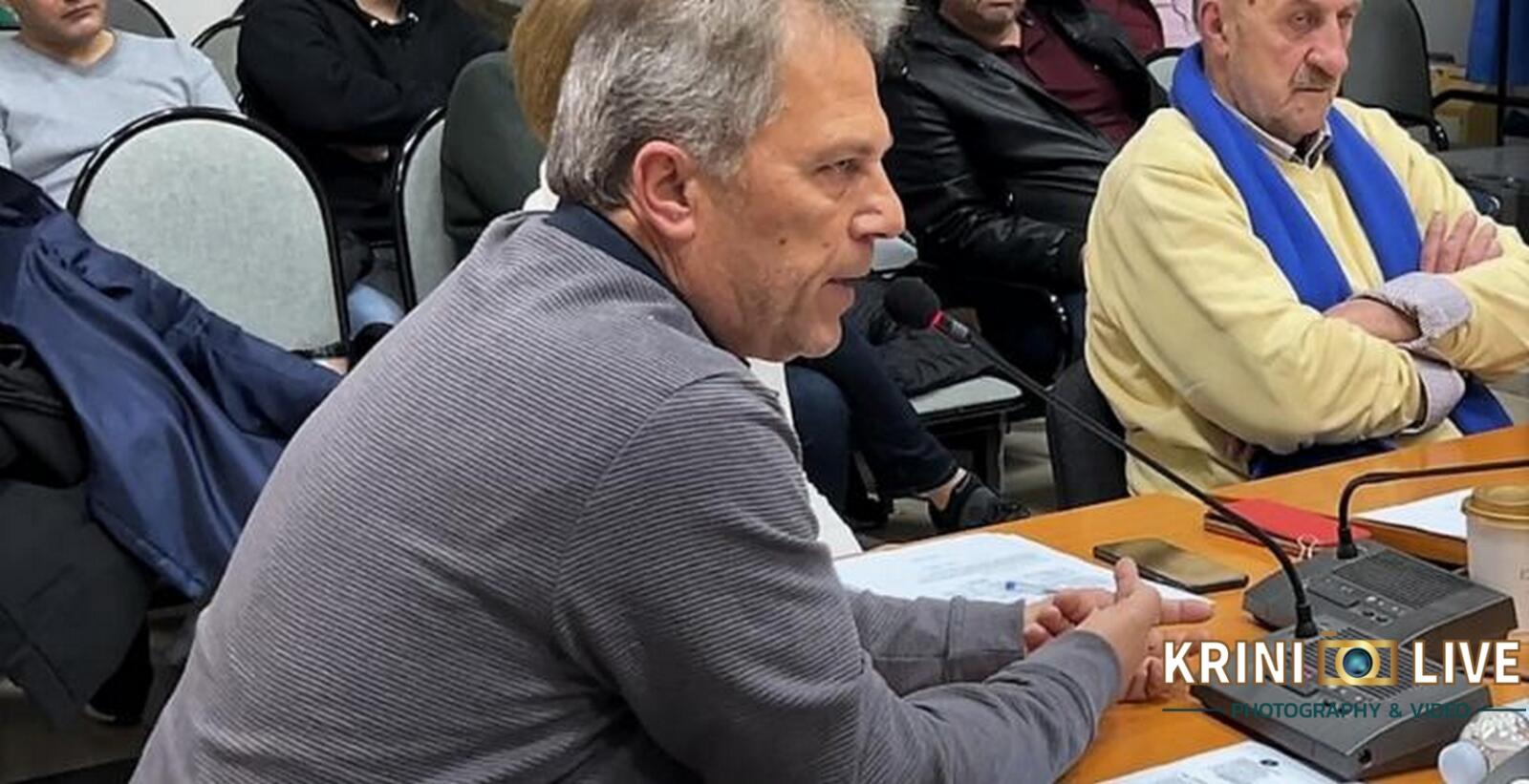 Θάνος Κούτσικος: «Ο πρόεδρος μιας κοινότητας δεν είναι για να βράζει ...