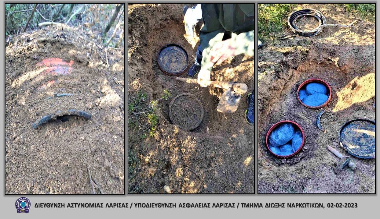 Ξέθαψαν βαρέλια με 71 κιλά χασίς σε χωριό της Λάρισας! (φωτο – βίντεο ...