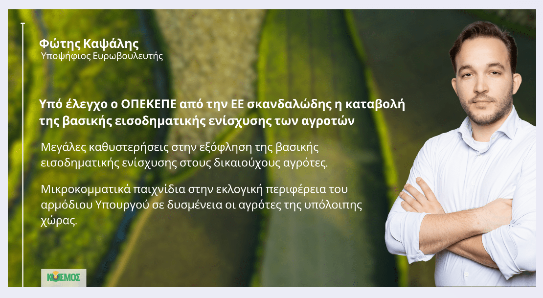 Δήλωση υποψ. Ευρωβουλευτή του ΚΟΣΜΟΣ, Φώτη Καψάλη, για την απαράδεκτη ...